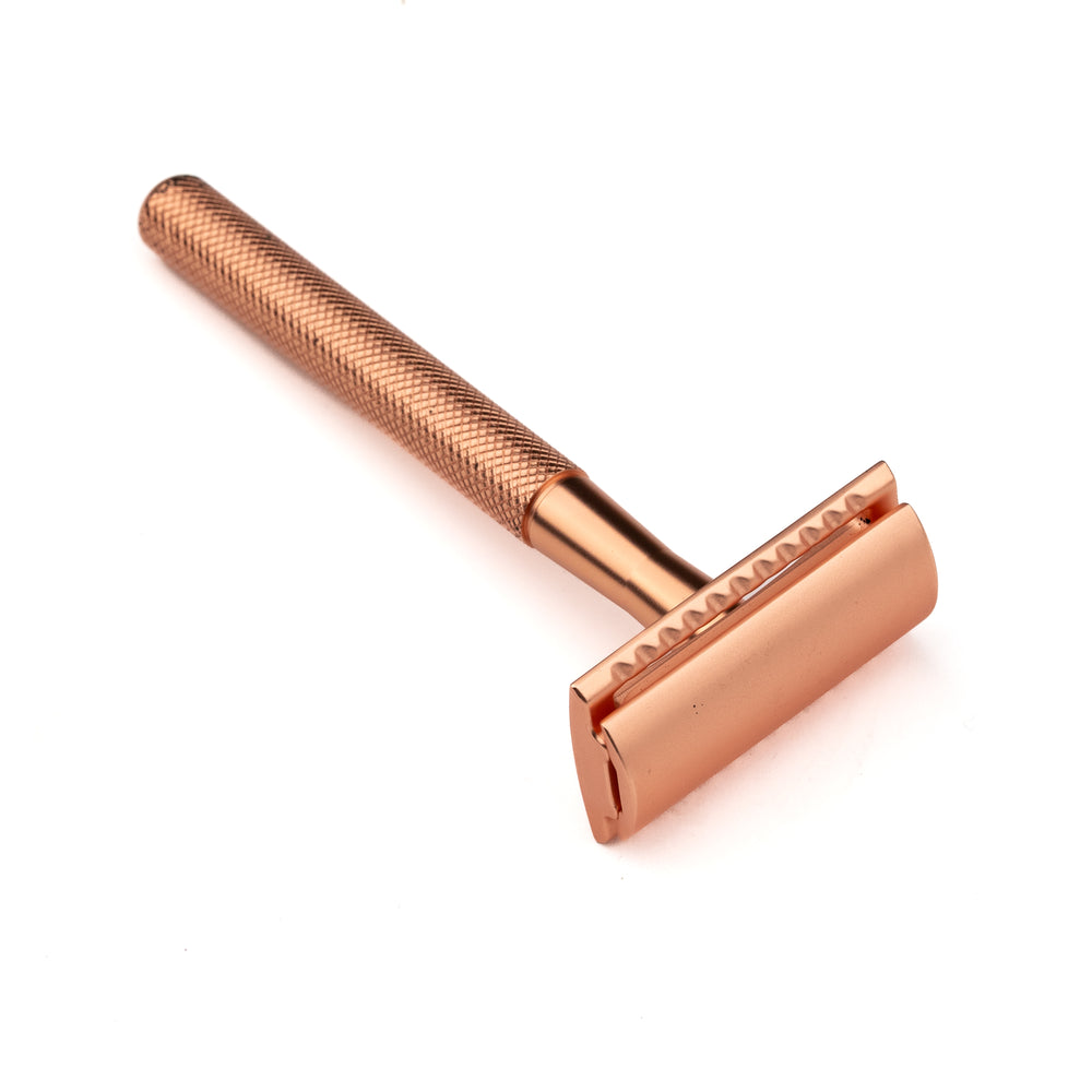 Less Than Perfect Hoxton Shave Co. Rose Gold DE Safety Razor - Kent of ...