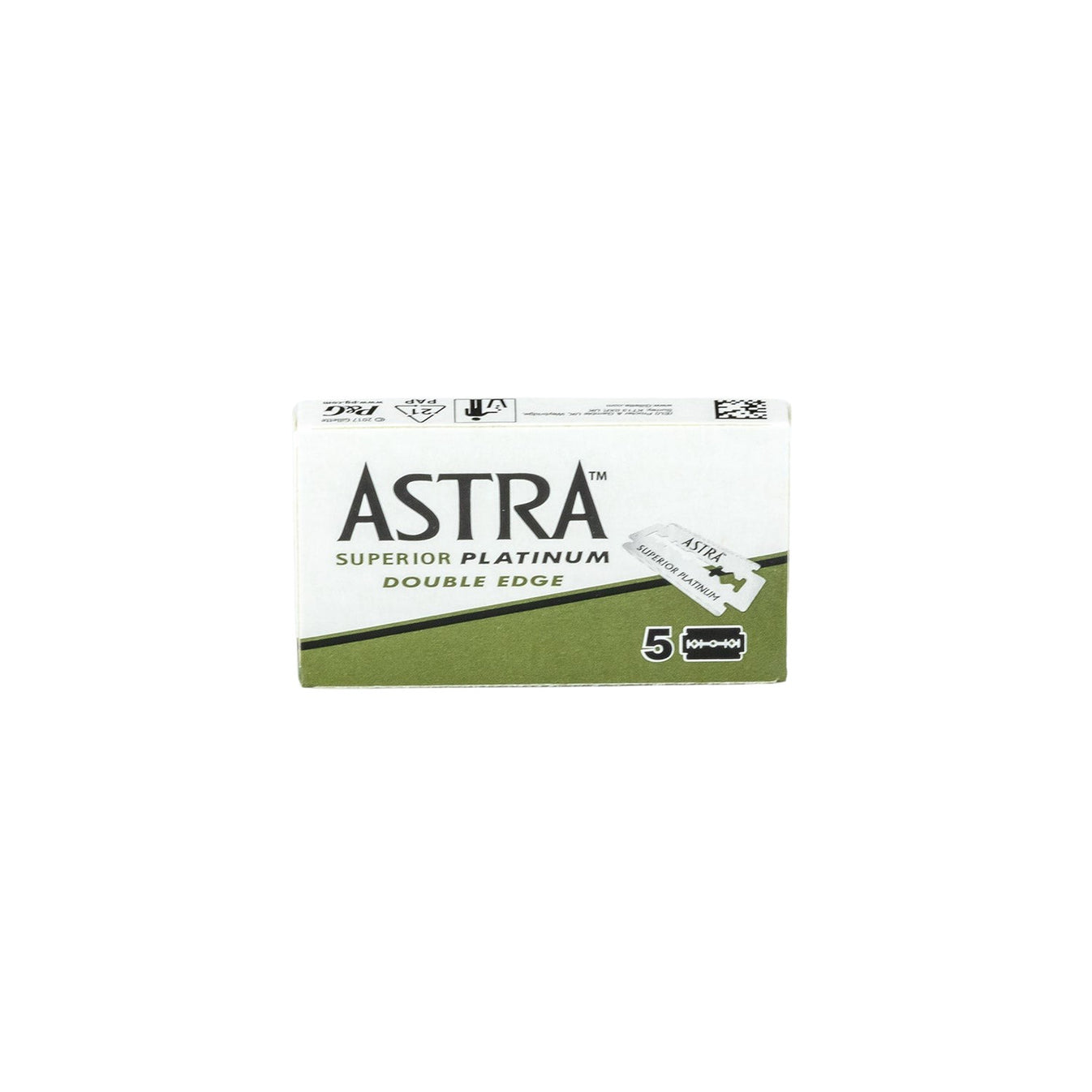 Astra Platinum Double Edge Razor Blades, 5 Blades – Kent of Inglewood