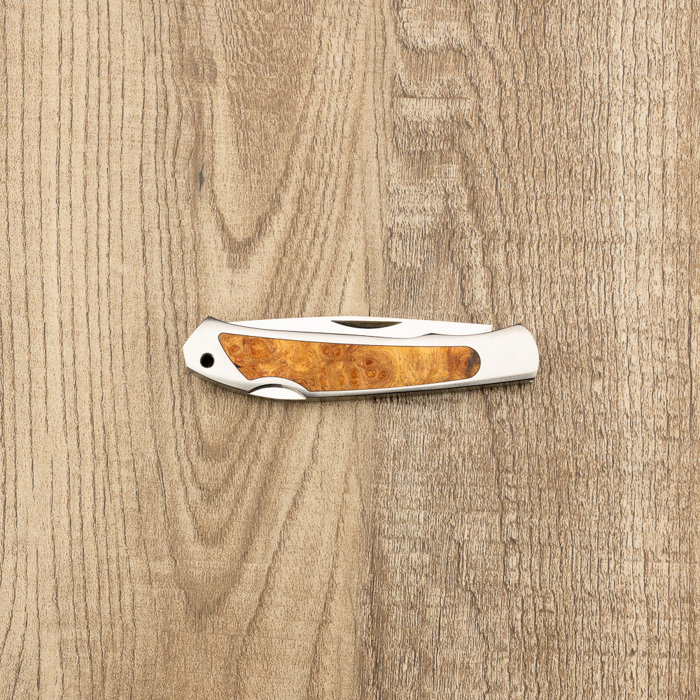 Moki Kitakitsune "Red Fox" Folding Knife - Kent of Inglewood