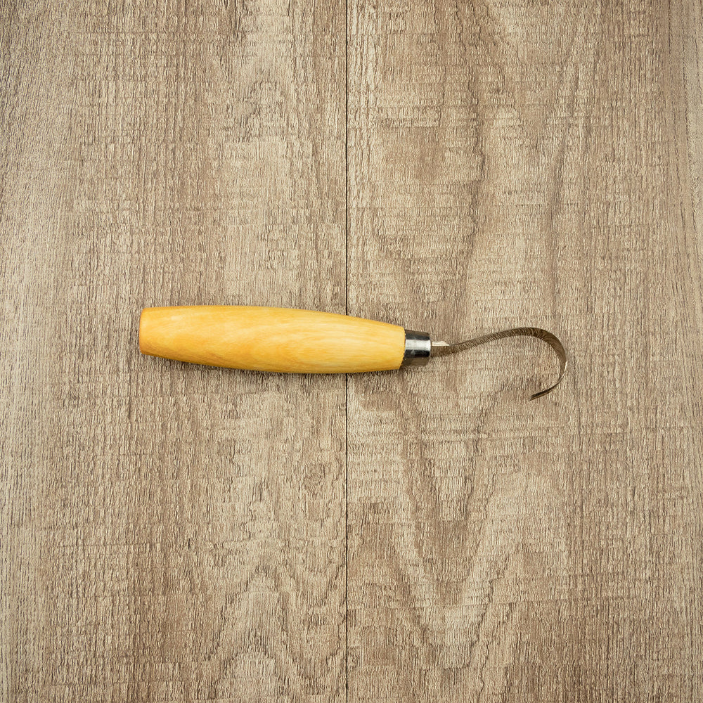 Mora Spoon-Carving Left Handed Hook Knife 164 w/ Sheath - Kent of Inglewood